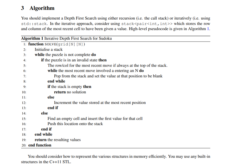 Solved A Sudoku is a number-placement puzzle. An n x n grid | Chegg.com