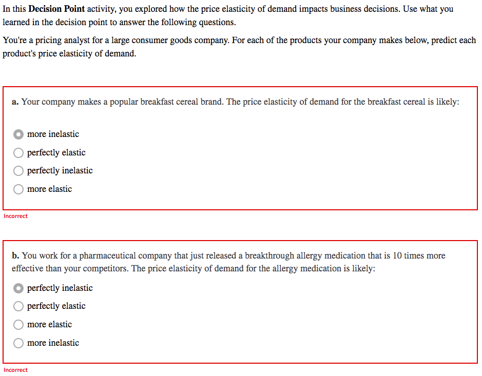 Solved In this Decision Point activity, you explored how the | Chegg.com