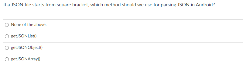 Solved If A Json File Starts From Square Bracket Which