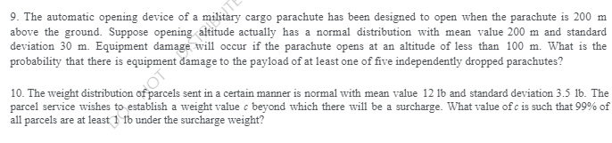 Solved 9. The automatic opening device of a above the | Chegg.com