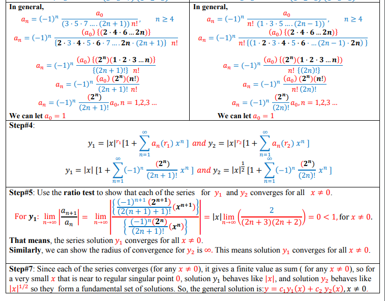 Solved Differential Equations-Frobenius Method A) By using | Chegg.com