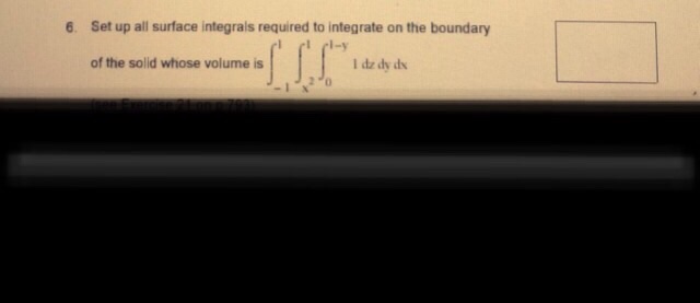 Solved Set up all surface integrals required to integrate on | Chegg.com