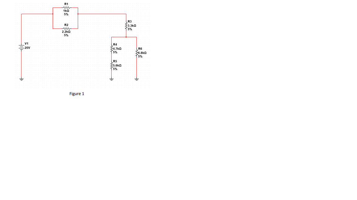 Solved Procedure: Part 1: 1. For the series-parallel circuit | Chegg.com