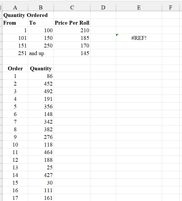 However, RSR offers quantity discounts. The following | Chegg.com