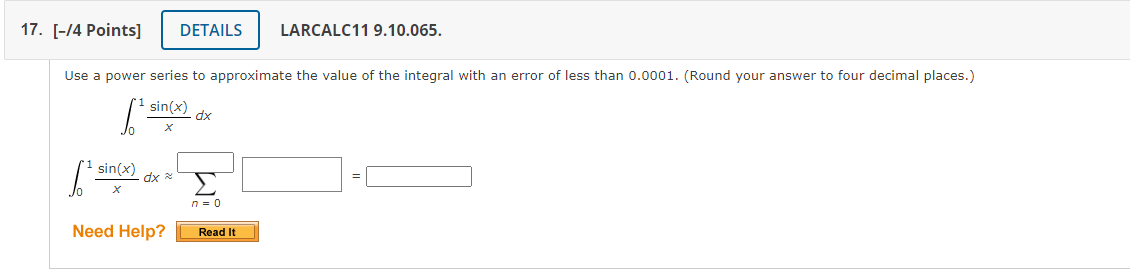Solved 17. [-14 Points) DETAILS LARCALC11 9.10.065. Use a | Chegg.com Solved 17. [-14 Points) DETAILS LARCALC11 9.10.065. Use a | Chegg.com