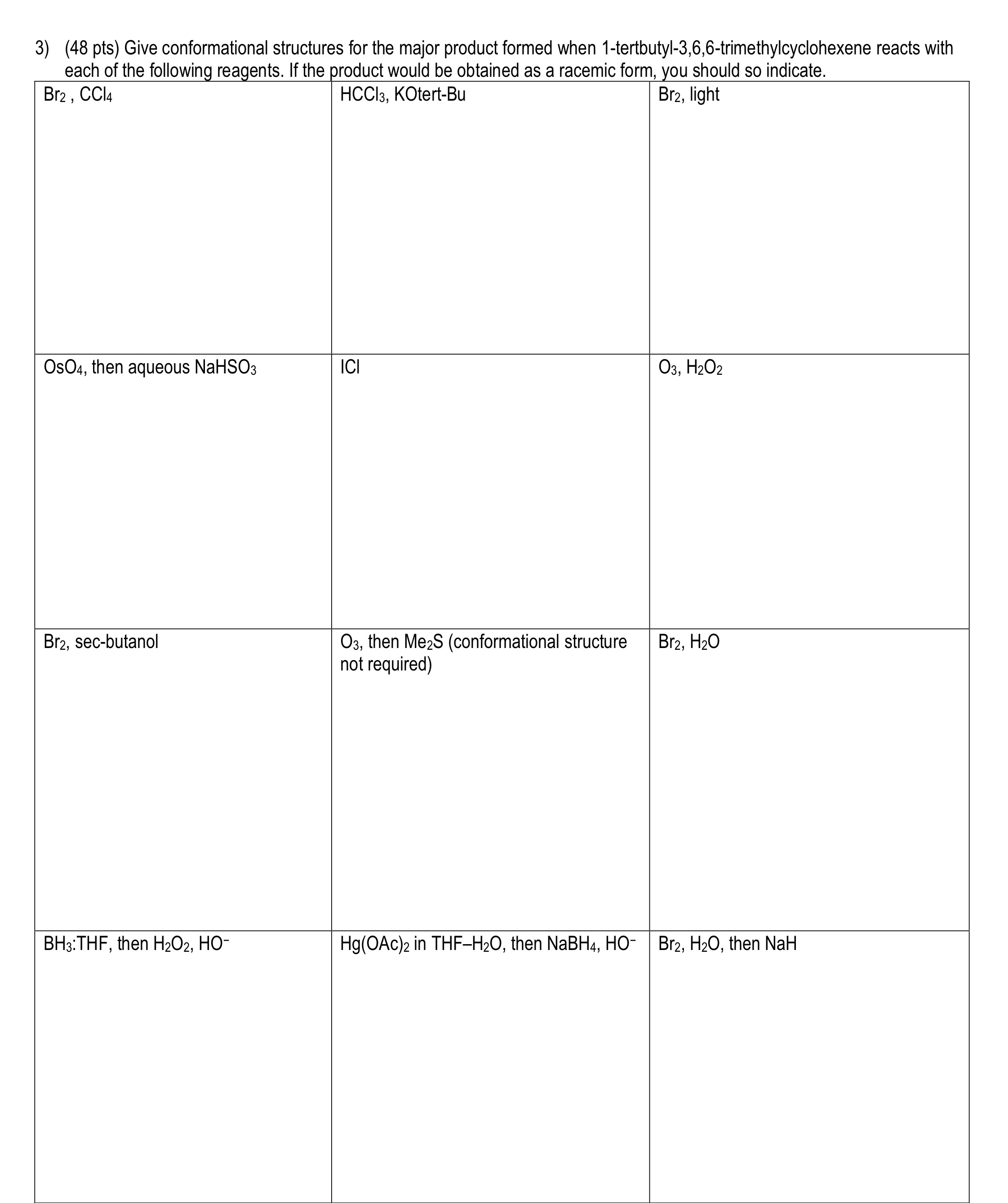Solved Give conformational structures for the major product | Chegg.com