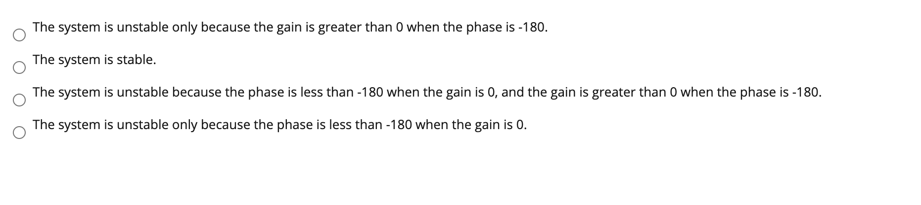 Solved Given the open loop gain Bode plot diagram of a | Chegg.com