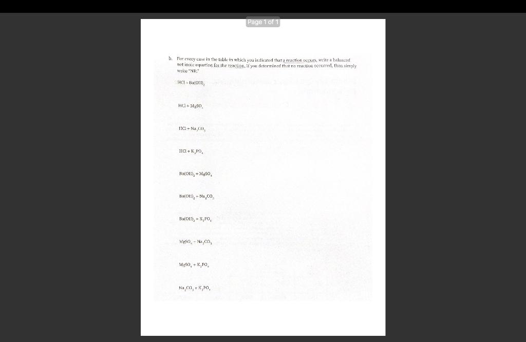 Solved b. Far rrecy case in the table in whicit yeu | Chegg.com