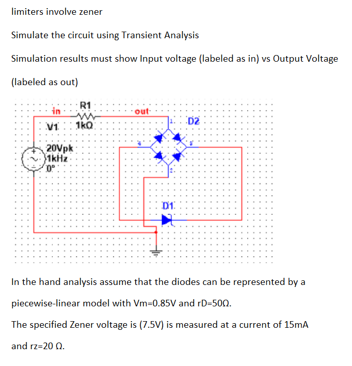 Solved Rectifier circuits It is required to use a peak | Chegg.com