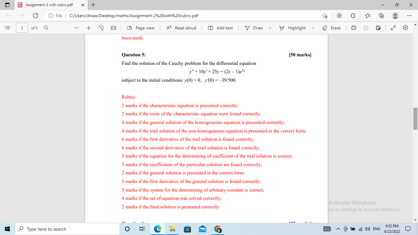 Solved DD Assignment-2 with rubric.pdf х + _ X → c File | Chegg.com