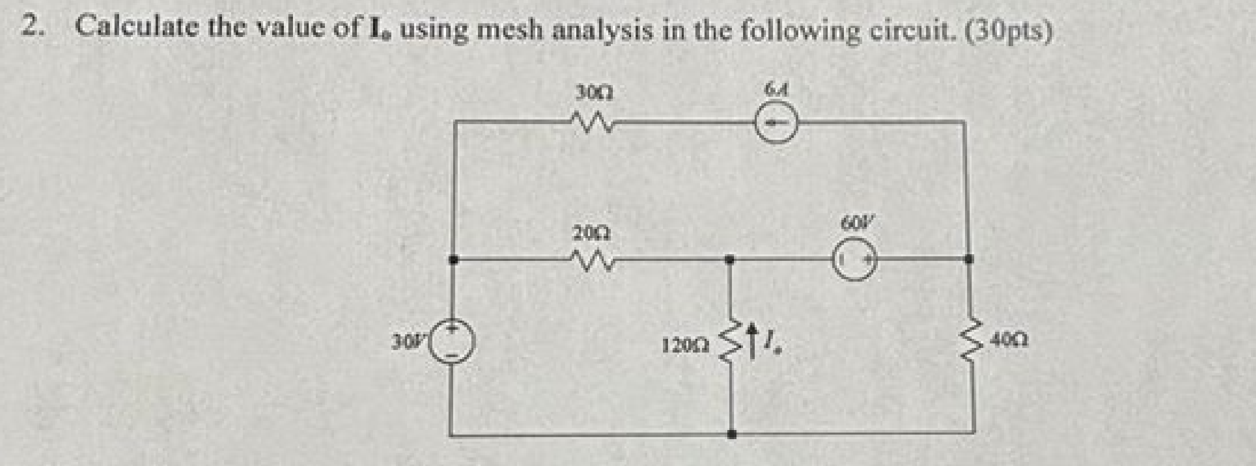 Solved Calcule el valor de I_(0) ﻿utilizando el análisis de | Chegg.com