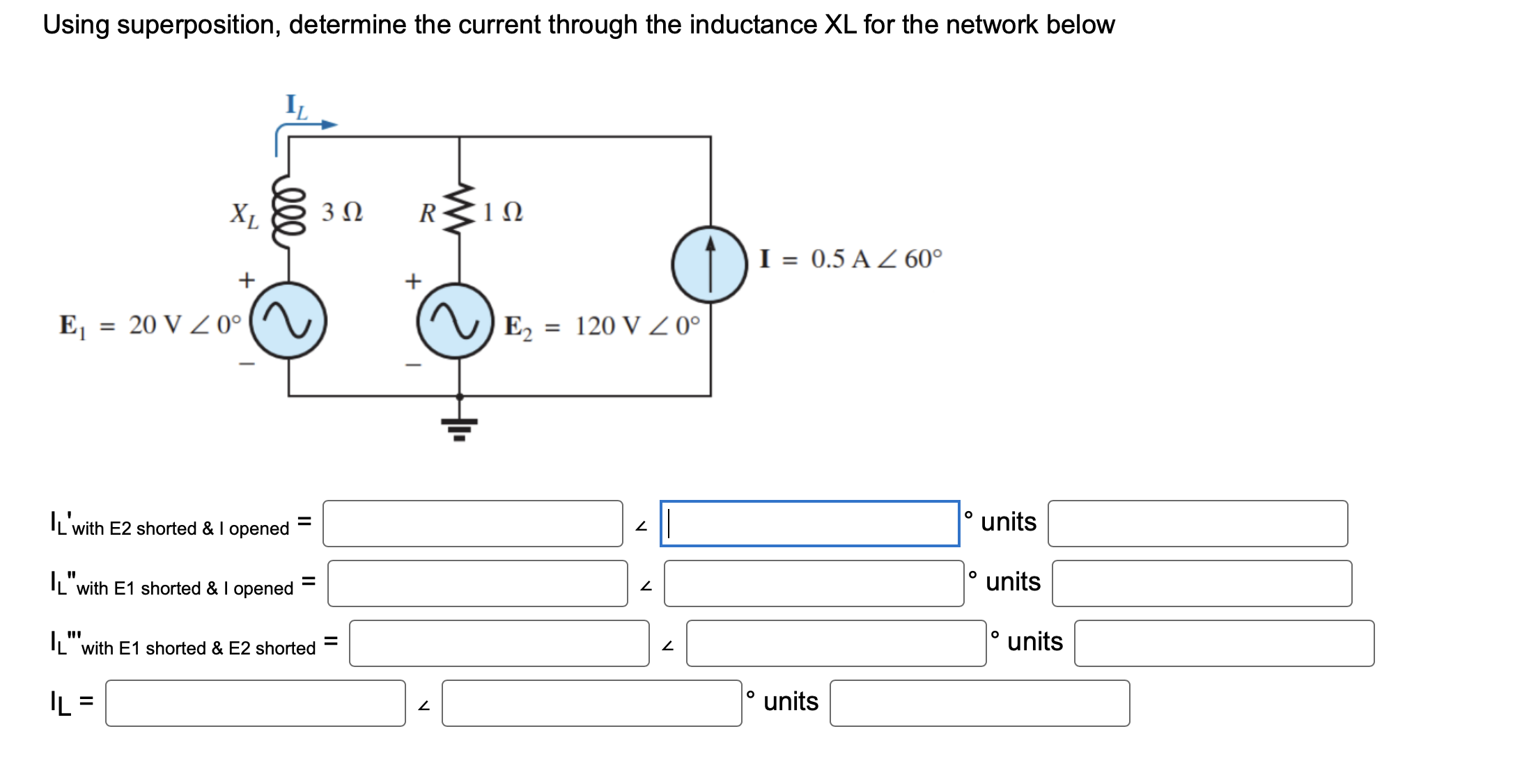 Solved Using superposition, determine the current through | Chegg.com