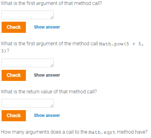 Solved What is the first argument of that method call?What | Chegg.com