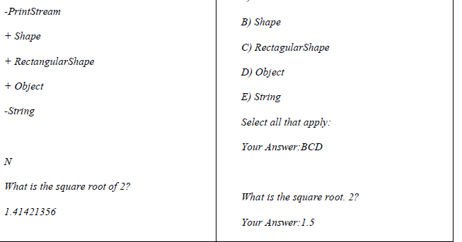 Solved Write A Program That Simulate The On Line Quiz As 4652