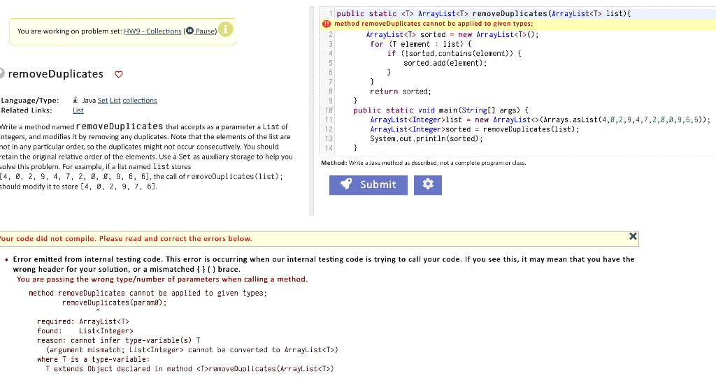 Solved - In JAVA please - | Chegg.com