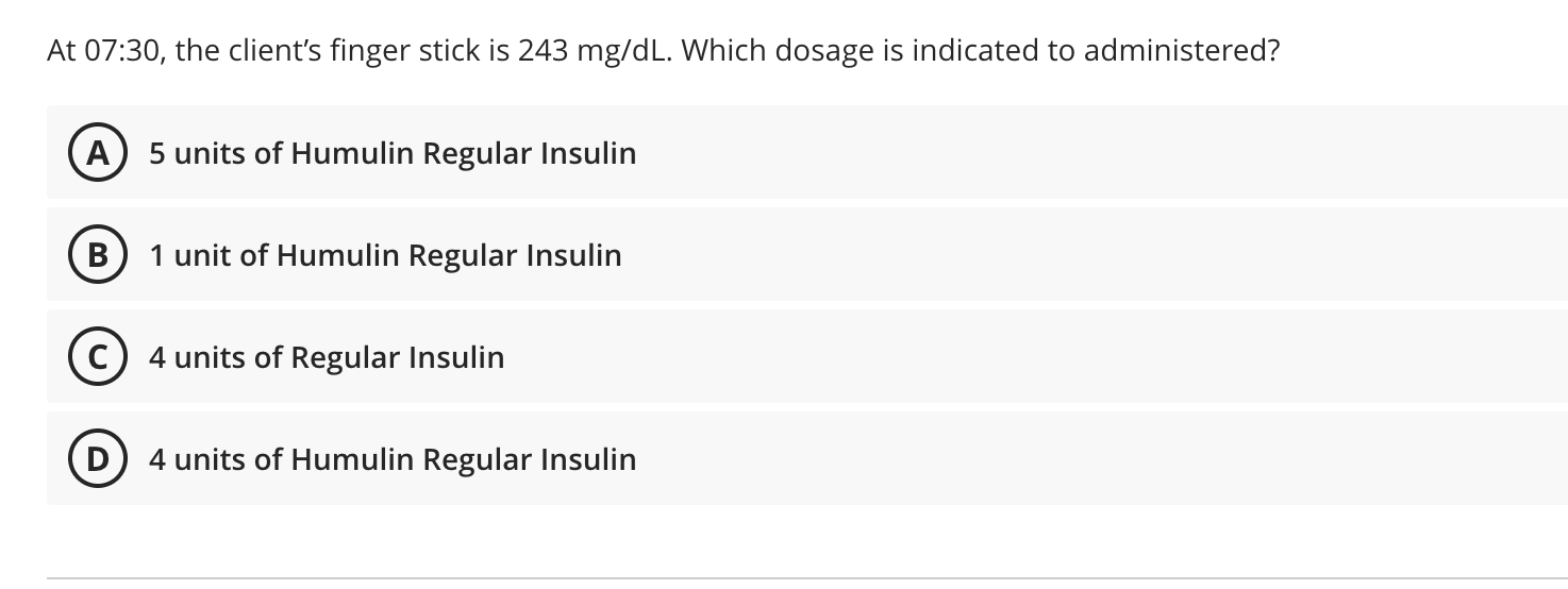 Solved Instructions: Using the Insulin Sliding Scale answer | Chegg.com