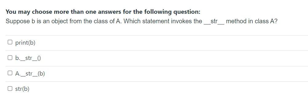 Solved You may choose more than one answers for the | Chegg.com