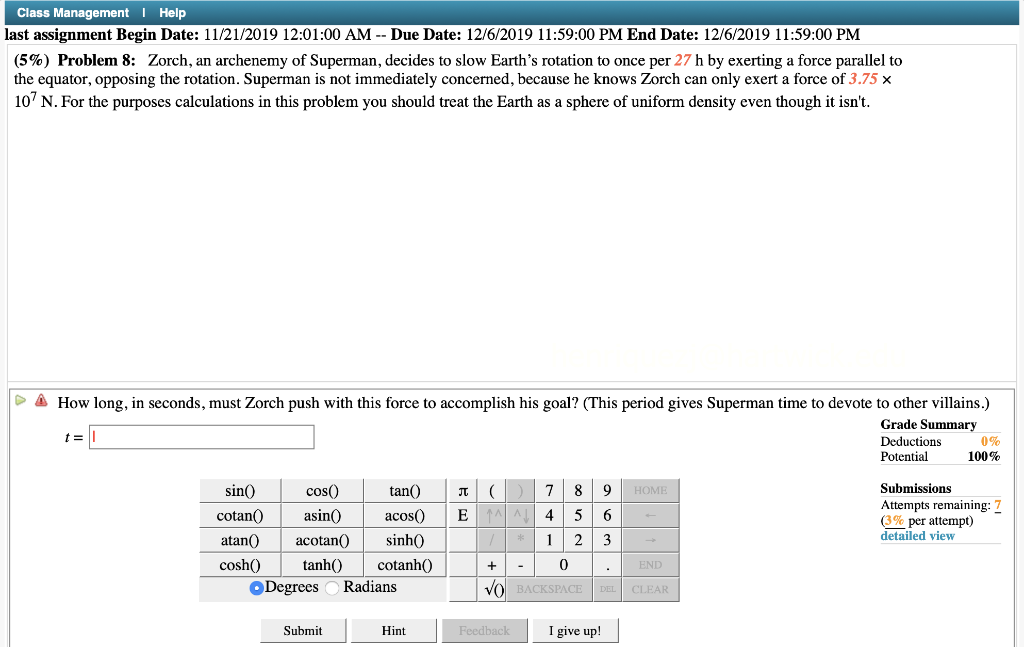 Solved Class Management | Help last assignment Begin Date: | Chegg.com