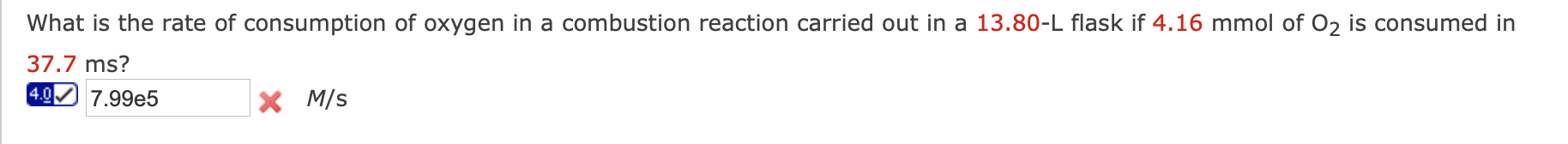 Solved What is the rate of consumption of oxygen in a | Chegg.com