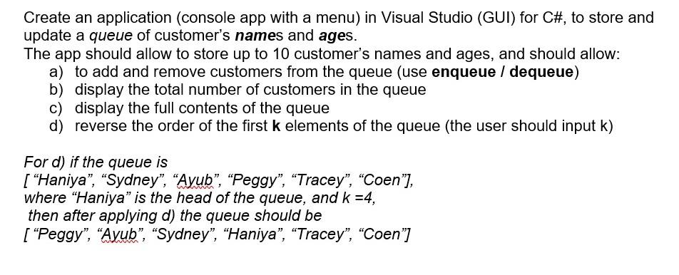 Solved Can you please help me with the task below? What code | Chegg.com