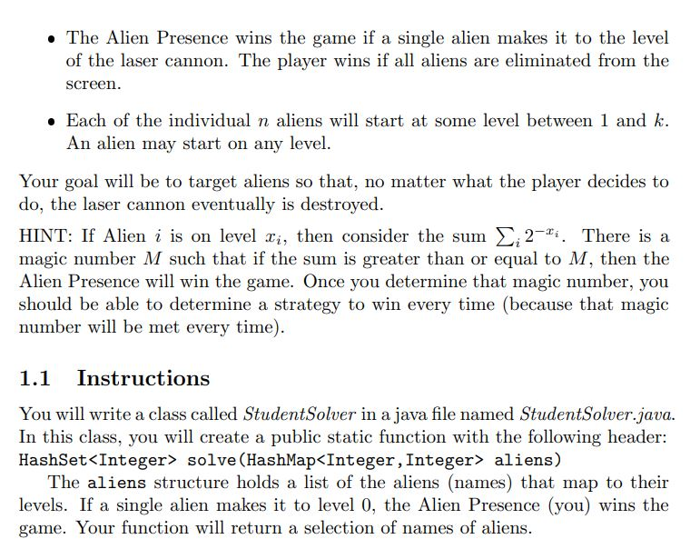 1 Space Invaders Someone is playing an advanced | Chegg.com