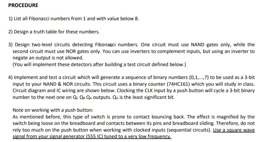 Solved PROCEDURE 1) List all Fibonacci numbers from 1 and | Chegg.com