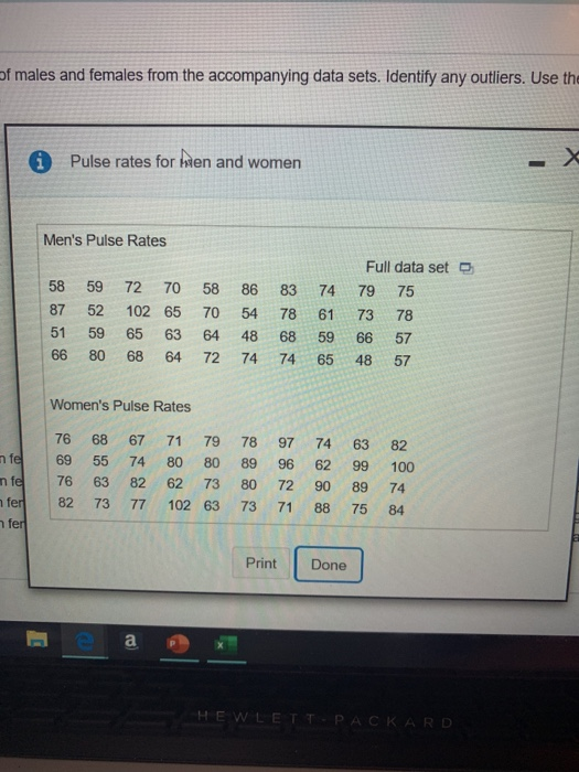 Solved Use the same scales to construct modified boxplots | Chegg.com
