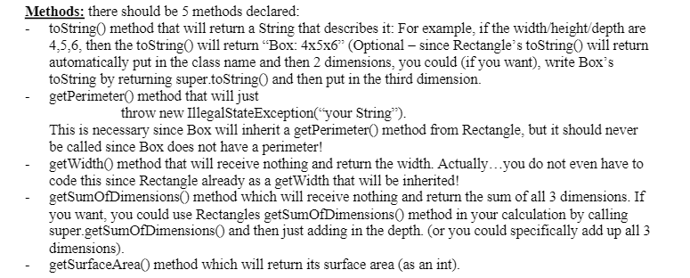 Solved In this Minilab, you are given a class called | Chegg.com