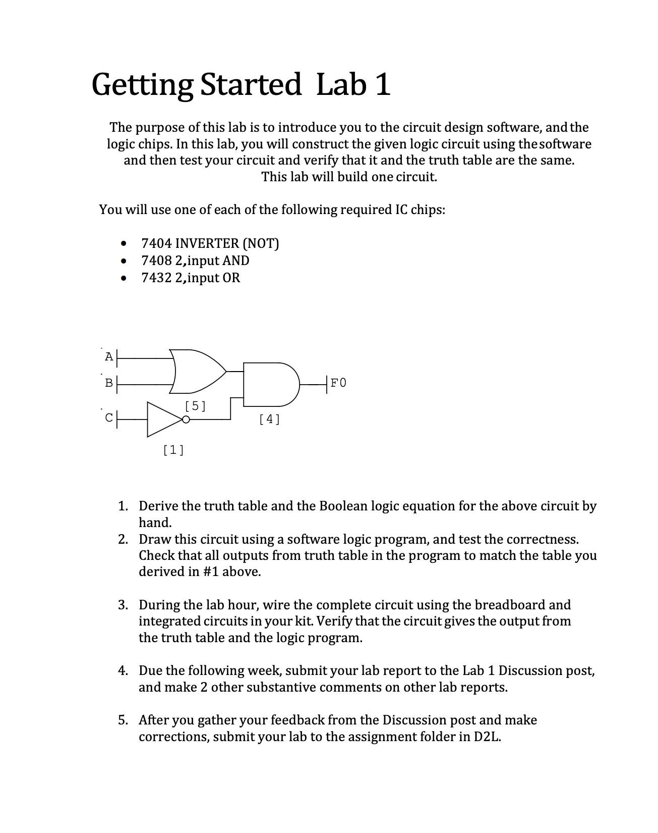 Solved Getting Started Lab 1the Purpose Of This Lab Is To