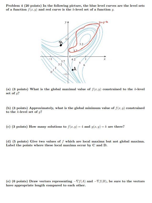 Solved Problem 4 (20 points) In the following picture, the | Chegg.com