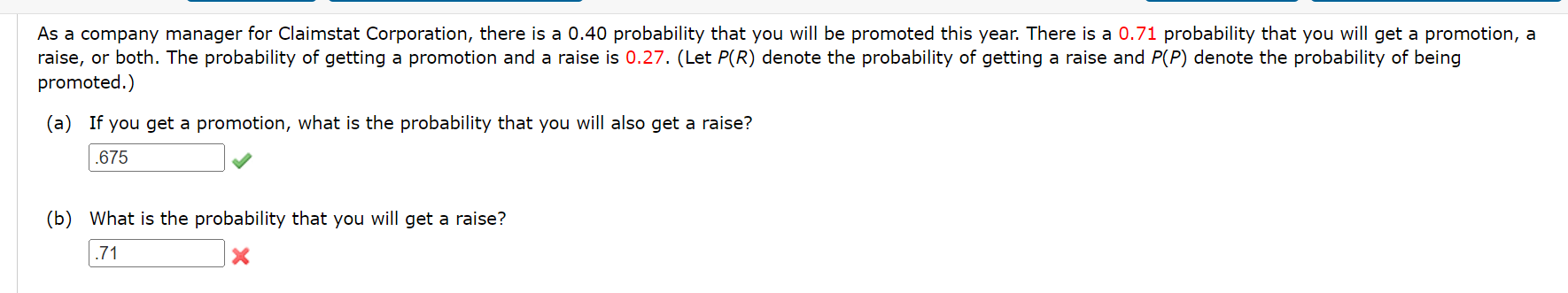 Solved As a company manager for Claimstat Corporation, there | Chegg.com
