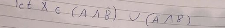 Solved Complete the proof of the symmetric difference | Chegg.com