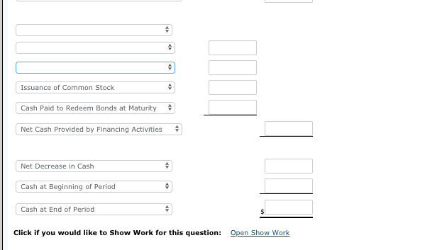 Solved Issuance of Common Stock Cash Paid to Redeem Bonds at | Chegg.com