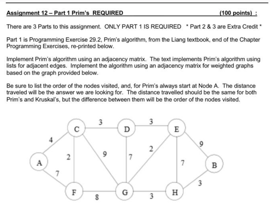Solved There are 3 ﻿Parts to this assignment. ONLY PART 1 | Chegg.com