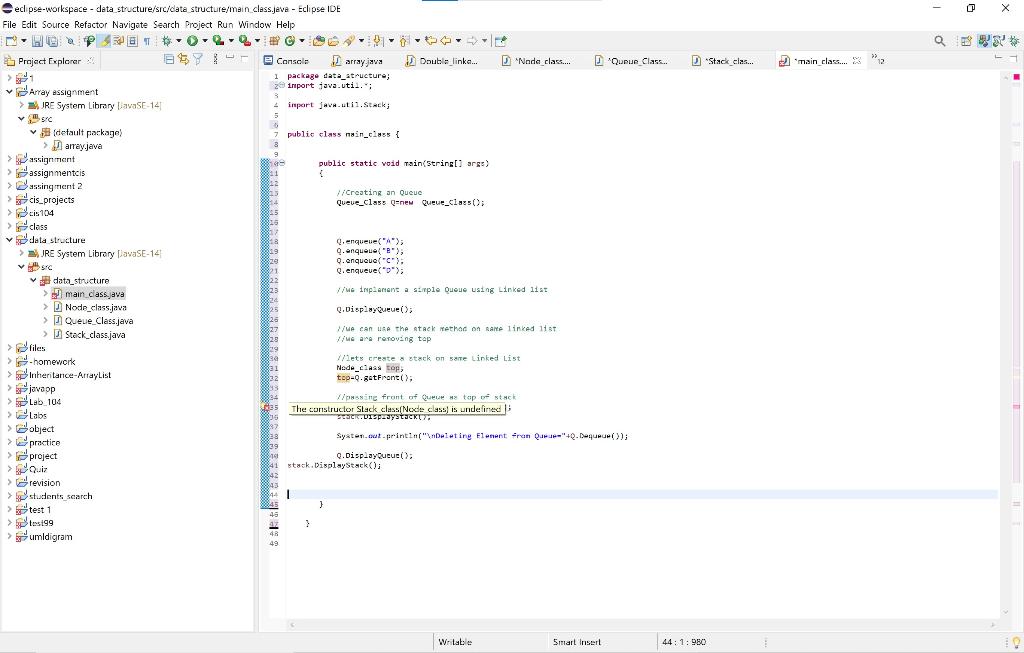 Solved java please help me i dont know how to fix it . its | Chegg.com