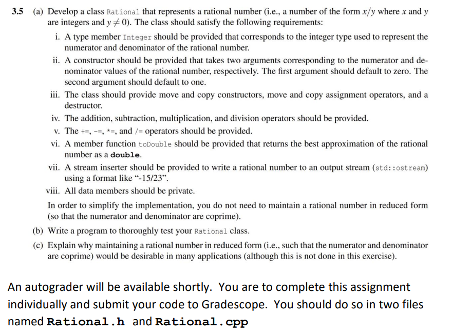 Solved The header file looks like: #pragma once #include | Chegg.com