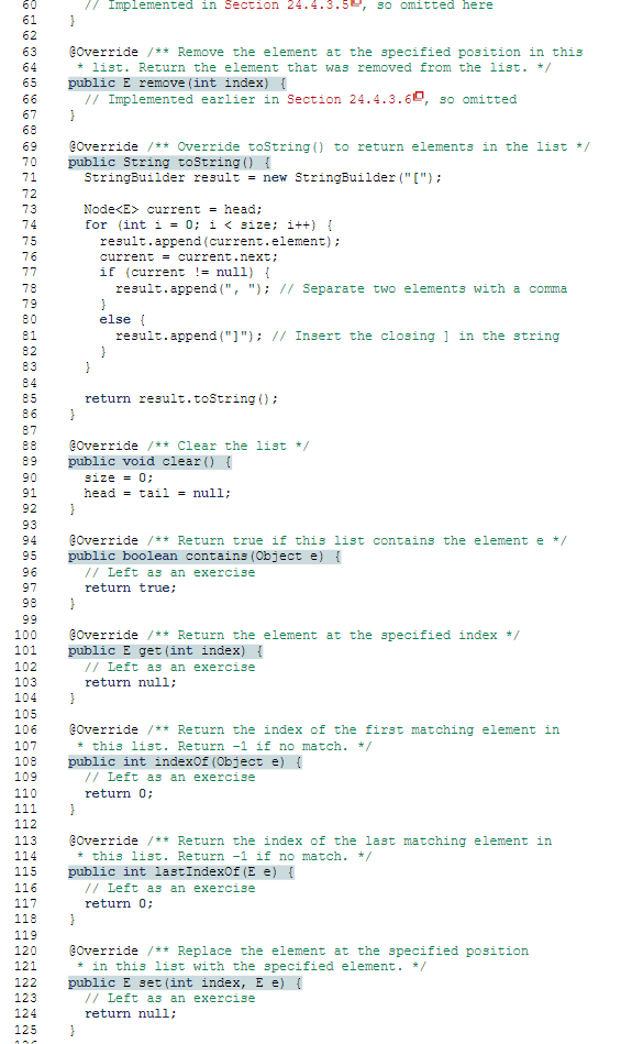 YourNameLinked List A complete version of the | Chegg.com