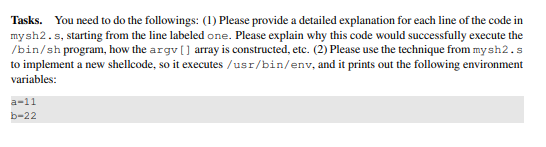 Please help me in this SEED lab (Shellcode | Chegg.com