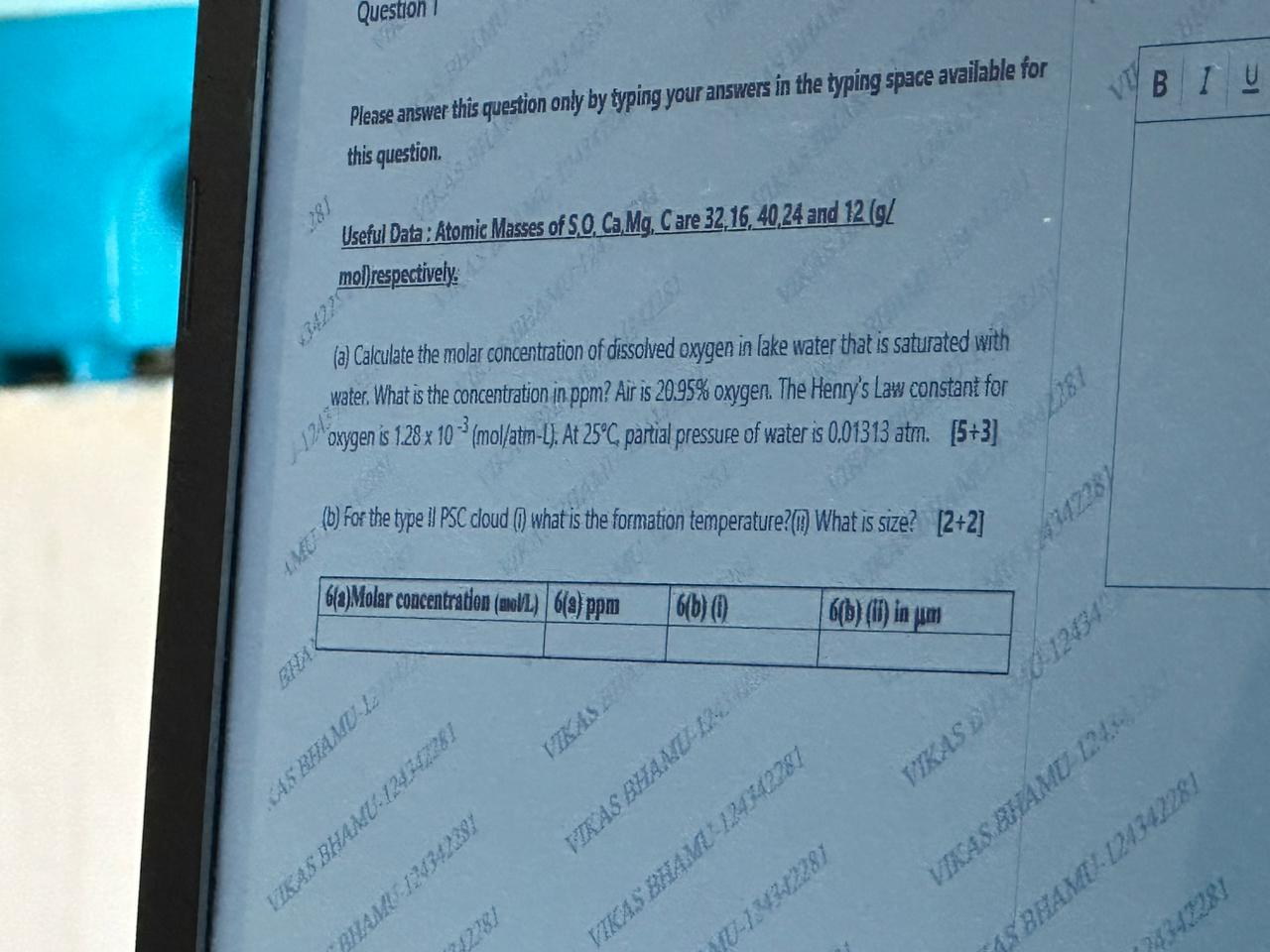 Solved Please answer this question only by typing your | Chegg.com