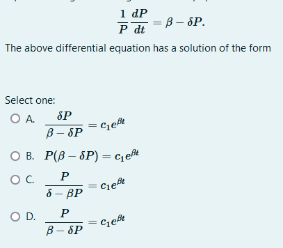 Solved An implicit general solution to the following | Chegg.com