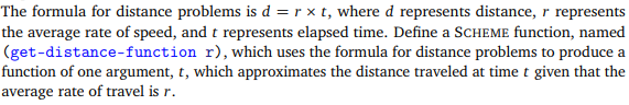 Solved The formula for distance problems is d=rxt, where d | Chegg.com