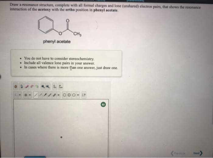Solved Draw a resonance structure, complete with all formal | Chegg.com