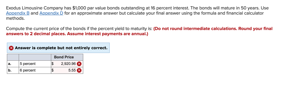 Solved Exodus Limousine Company Has 1 000 Par Value Bonds Chegg solved-exodus-limousine-company-has-1-000-par-value-bonds-chegg