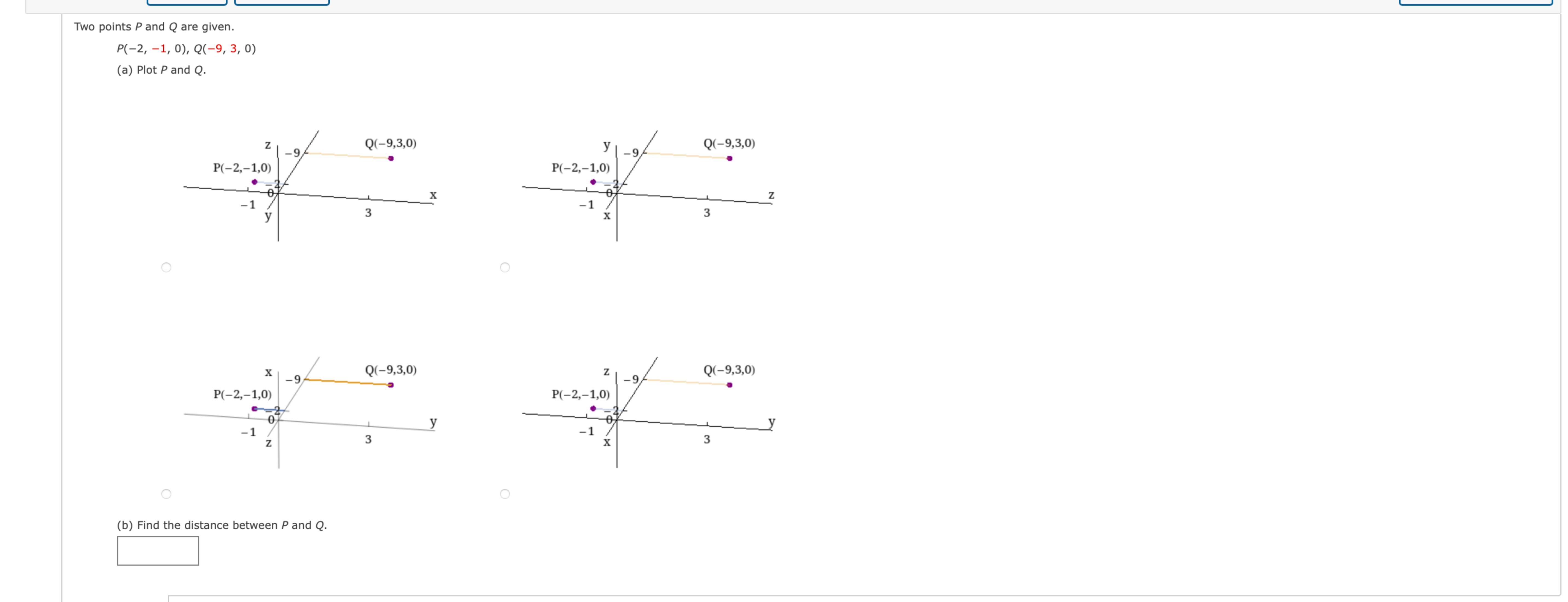Solved Two points P ﻿and Q ﻿are | Chegg.com