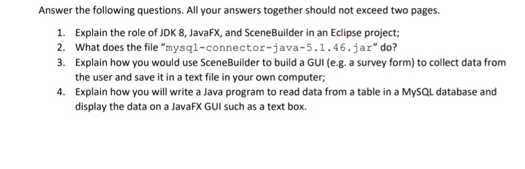 Solved Answer the following questions. All your answers | Chegg.com