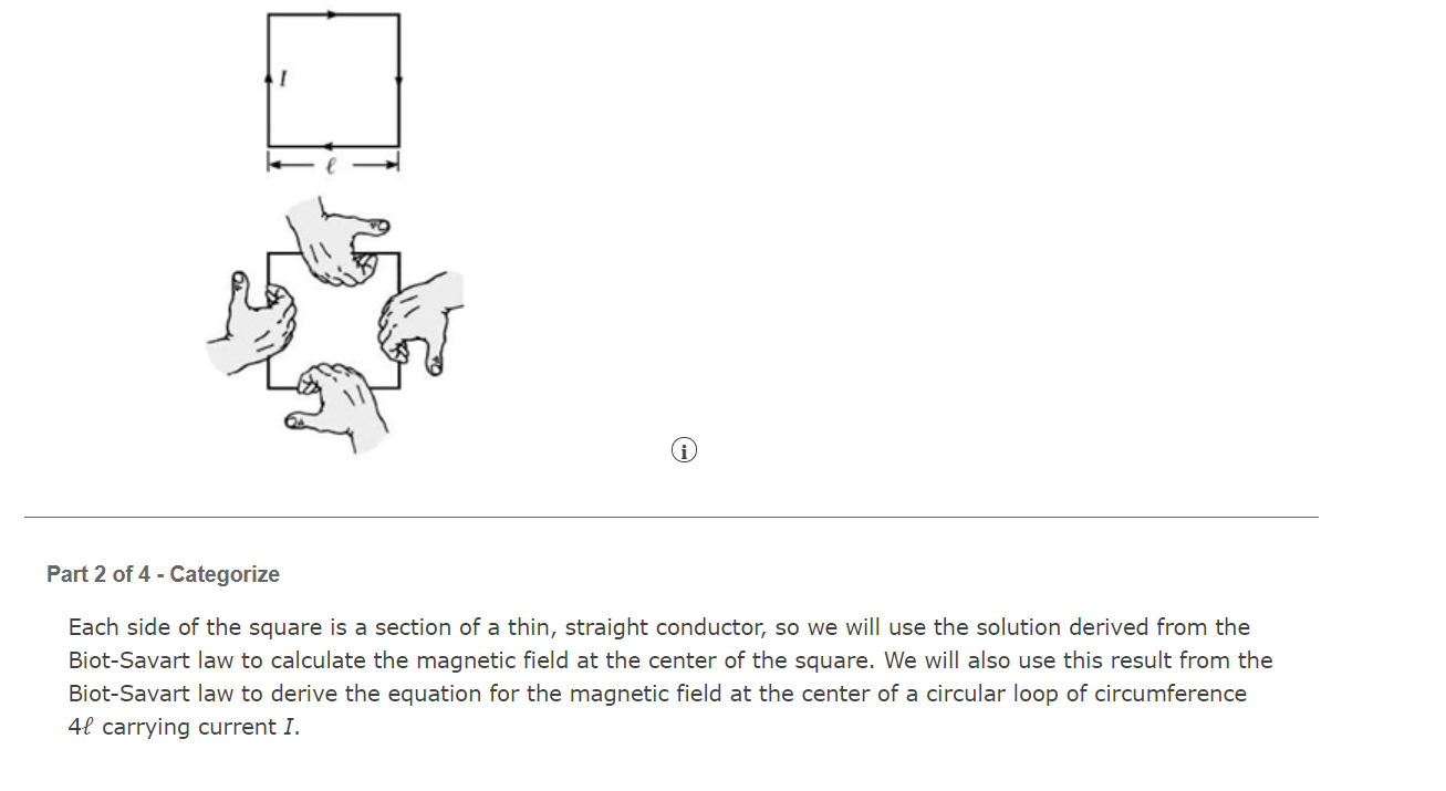 Solved (a) A conducting loop in the shape of a square of | Chegg.com