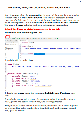 Solved call that method instead. Preferably in table form. | Chegg.com