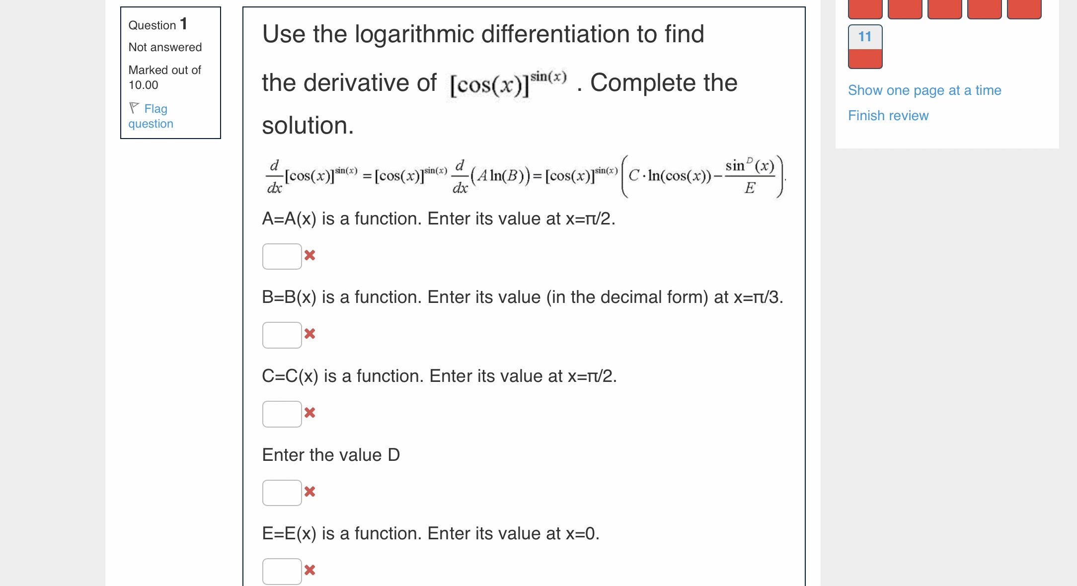 Solved \begin{tabular}{|l|} \hline Question 1 \\ Not | Chegg.com