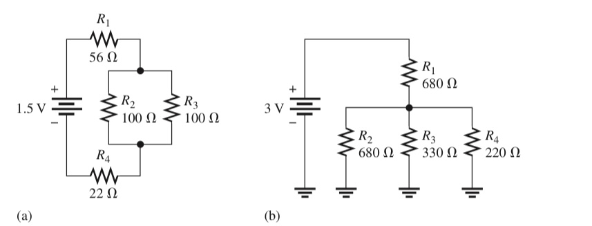 [solved] Determine The Current Through Each Resistor In Bot