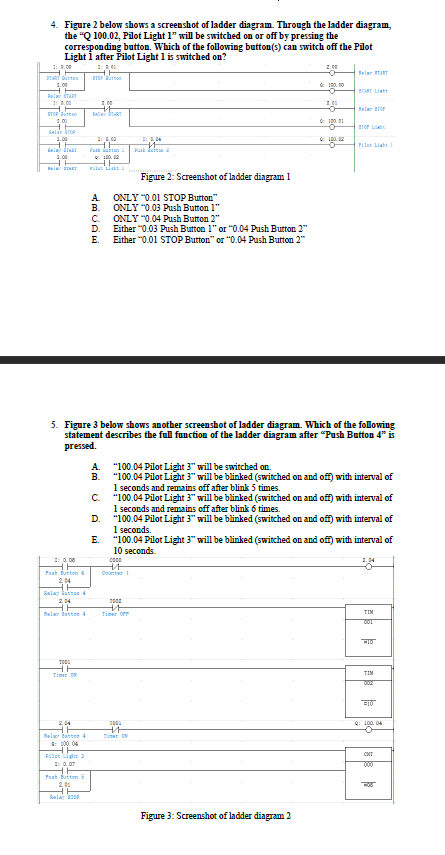 Solved 4. Figure 2 below shows a screenshot of ladder | Chegg.com